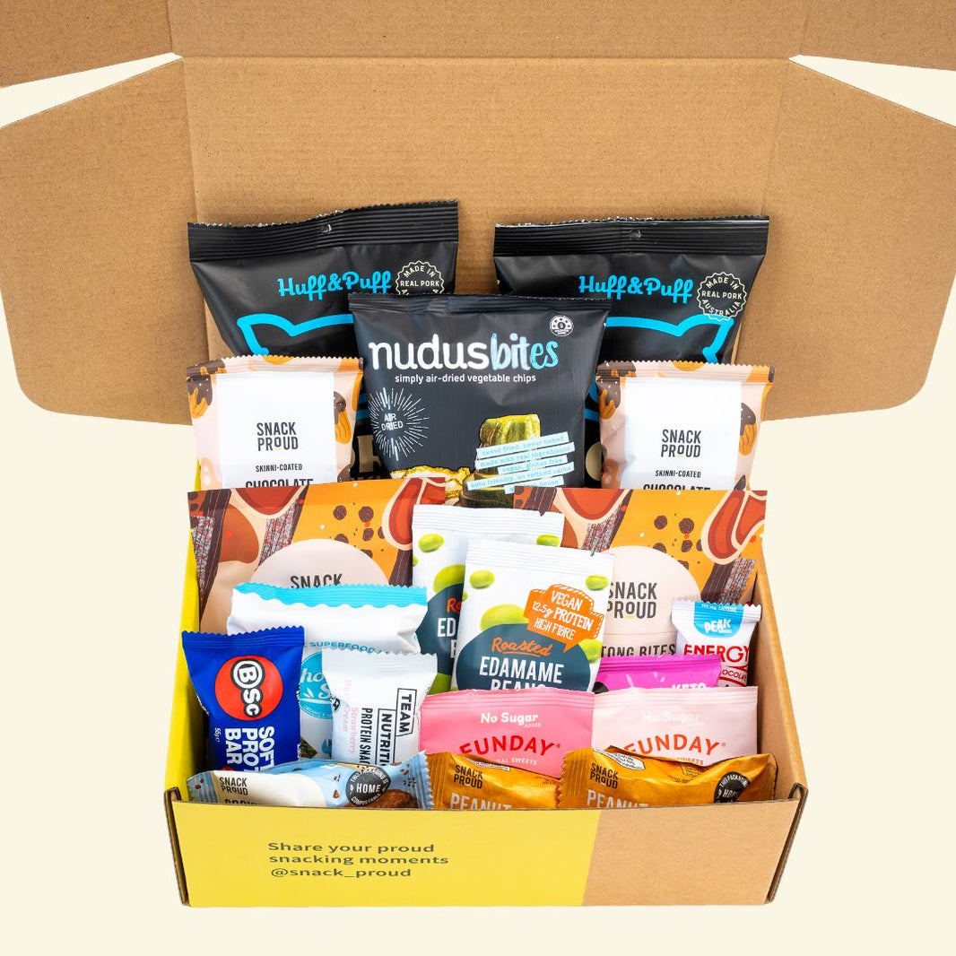 Healthy Snack Gift Boxes & Hampers Online - Tasty Snack Box in ...