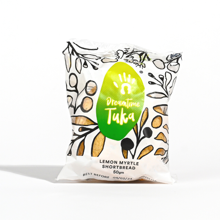 Dreamtime Tuka, Twin-pk Cookie, Lemon Myrtle Shortbread, 50g - 10Pack ...